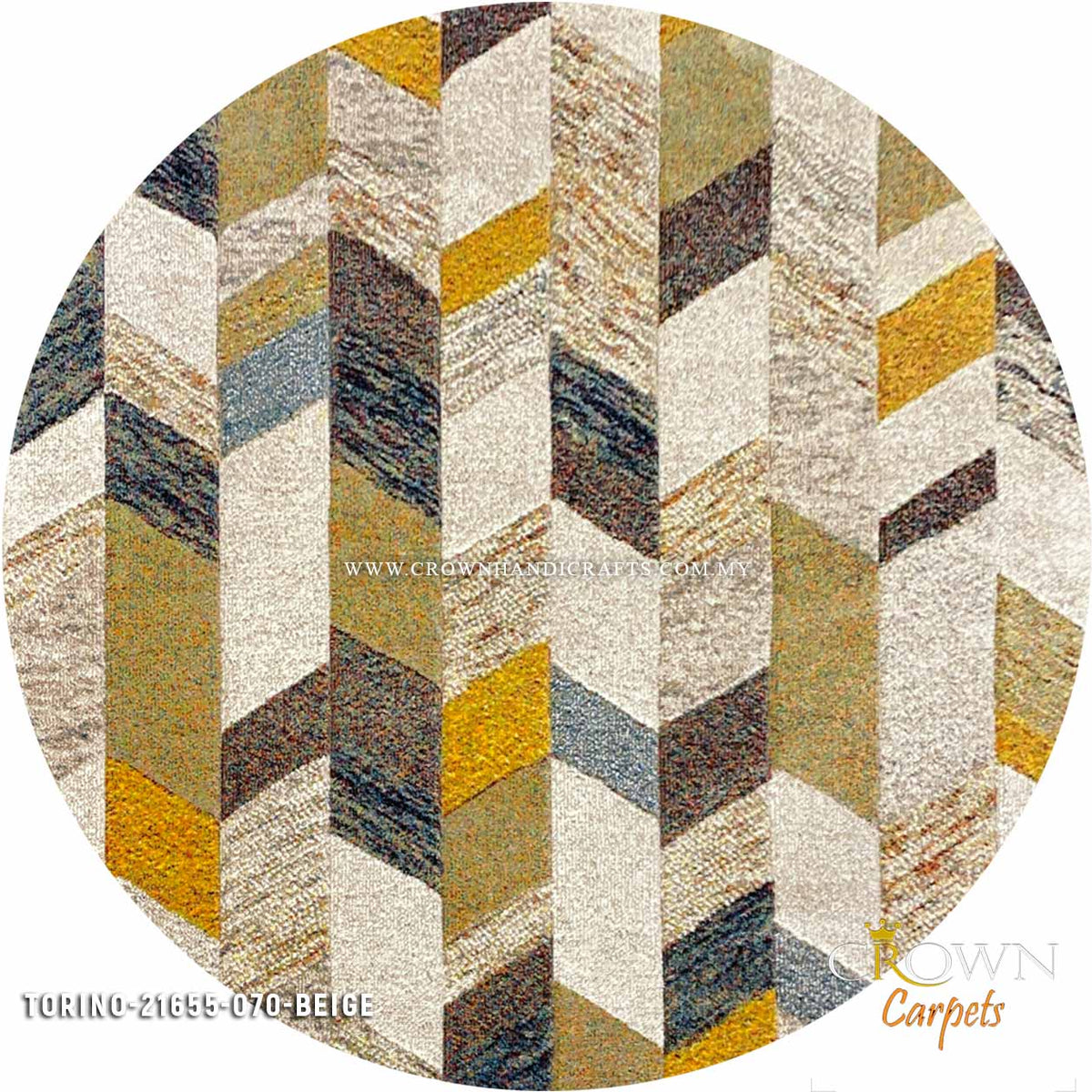 Exclusive Range Carpet Modern Design Interior | Torino 21655 Round ...