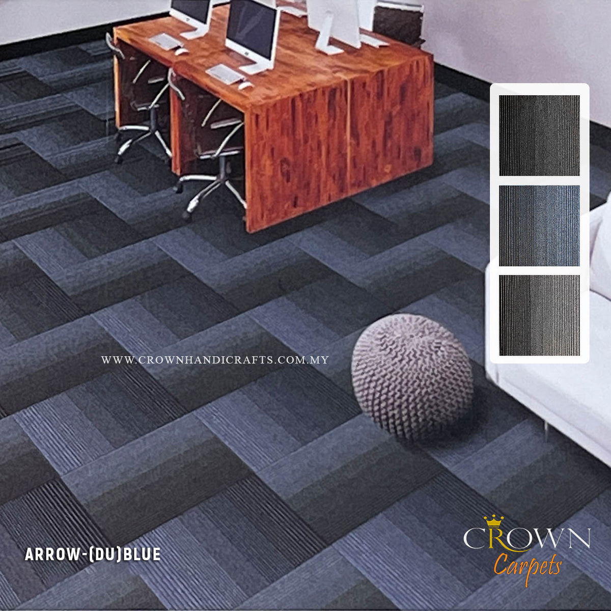 Amazing Carpet Tile Pattern | Arrow (DU) – Crown Furniture & Carpets