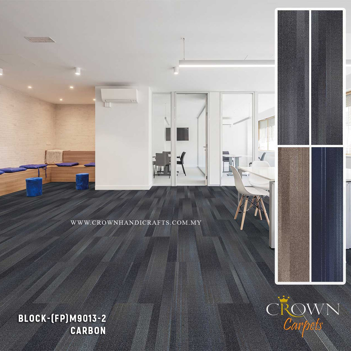 Competitive Price Textured Carpet Tiles | Block-Essential Plank (FP ...