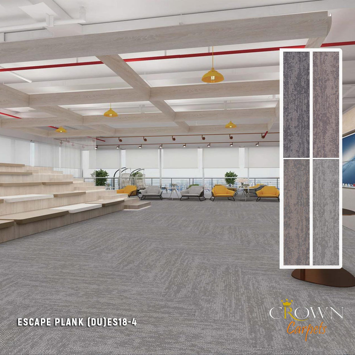 High Quality Floor Office Carpet | Escape Plank (DU) – Crown Furniture ...