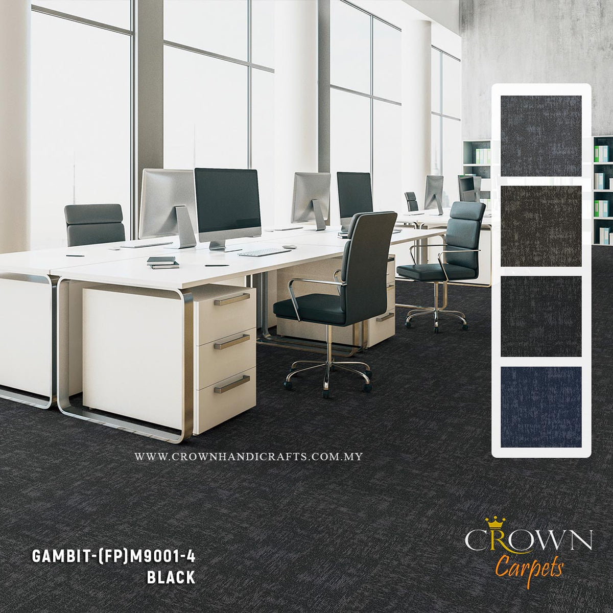 Carpet Tiles for Office Flooring Uses | Gambit-Essential (FP) – Crown ...