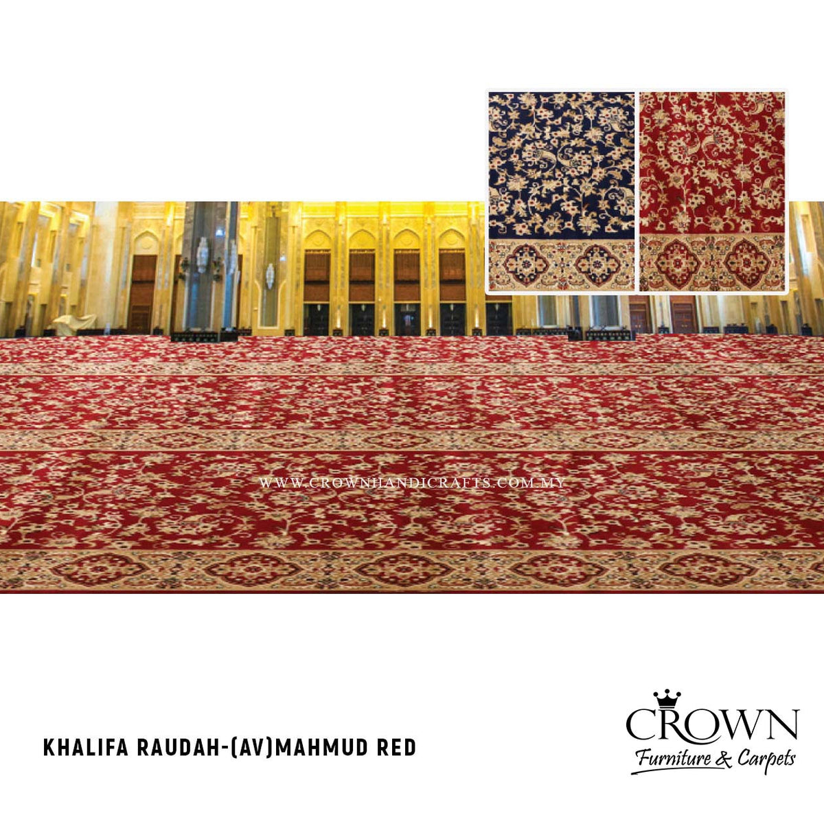KHALIFA RAUDAH MOSQUE (AV) - Carpet Shop in Kuala Lumpur – Crown ...