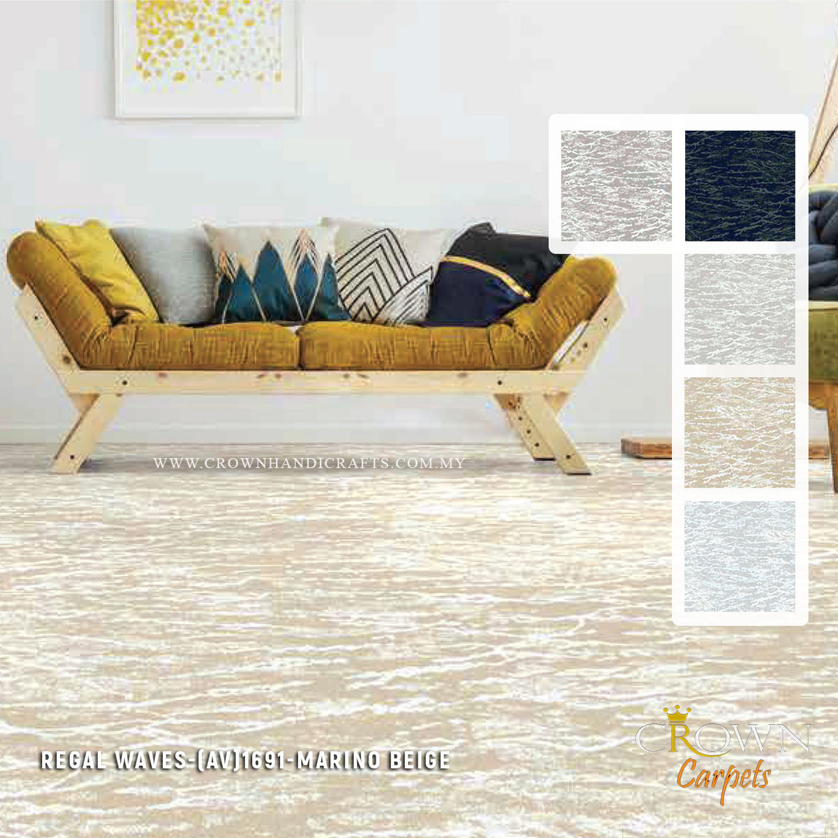 High end Premium Carpets for Residential | Regal Waves (AV) Wall To Wa ...