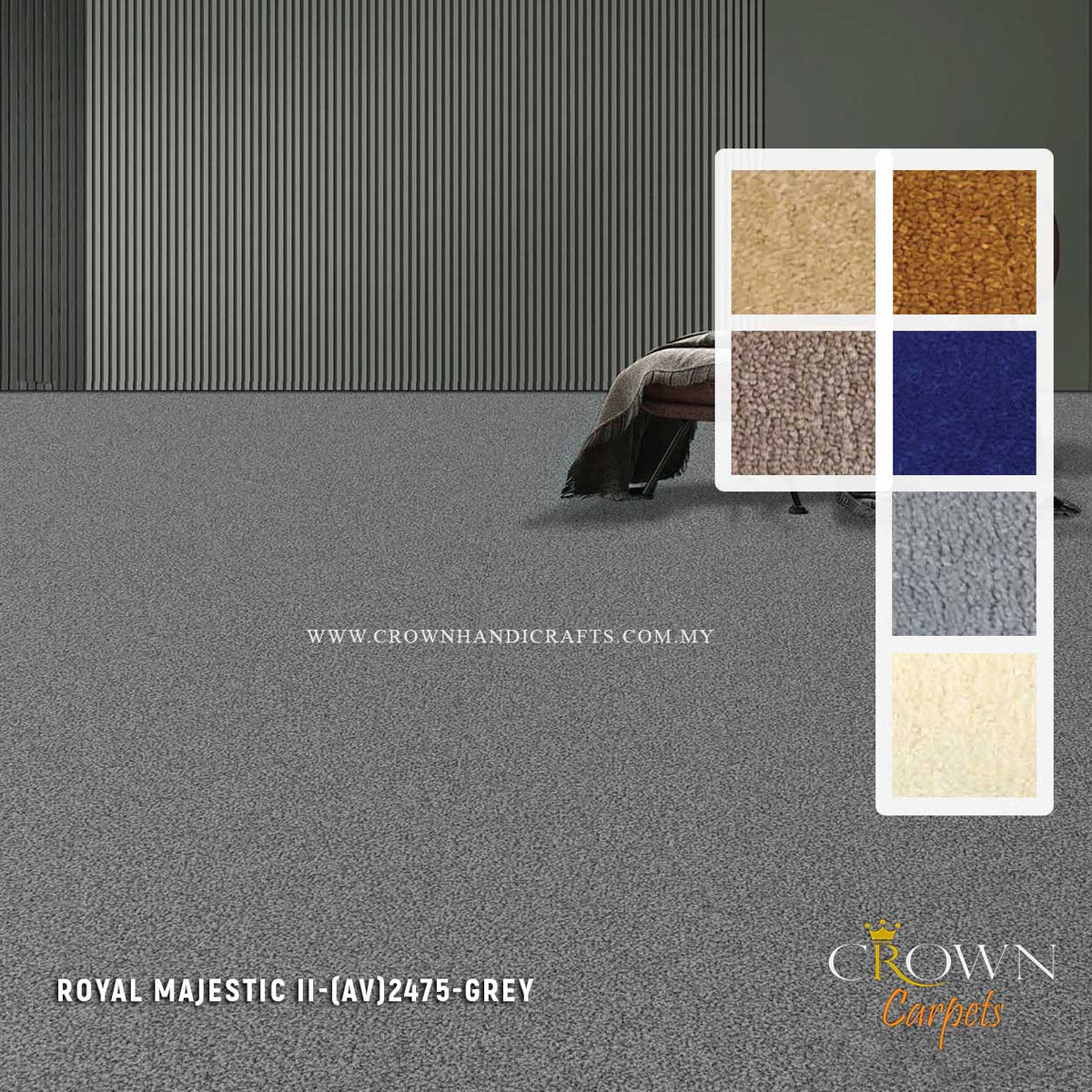 High end Premium Carpets for Residential | Royal Majestic II (AV) Wall ...