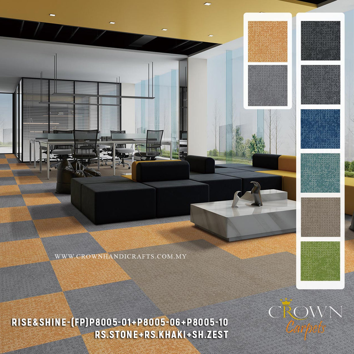 Incredible Office Carpet Tile | Rise & Shine-Primo (FP) – Crown ...